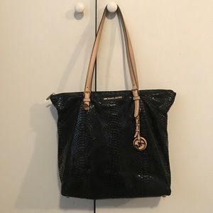 Michael Kors | Bags | Michael Kors Python Tote Bag | Poshmark